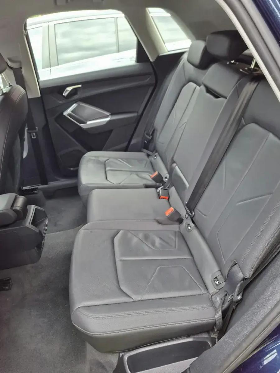 Blue Audi Q3 2020 in Riga, with an engine capacity of 1.40 L and mileage of 60 thousand km for 23000 €, photo 7 on AUTOMOTO.COM.LV