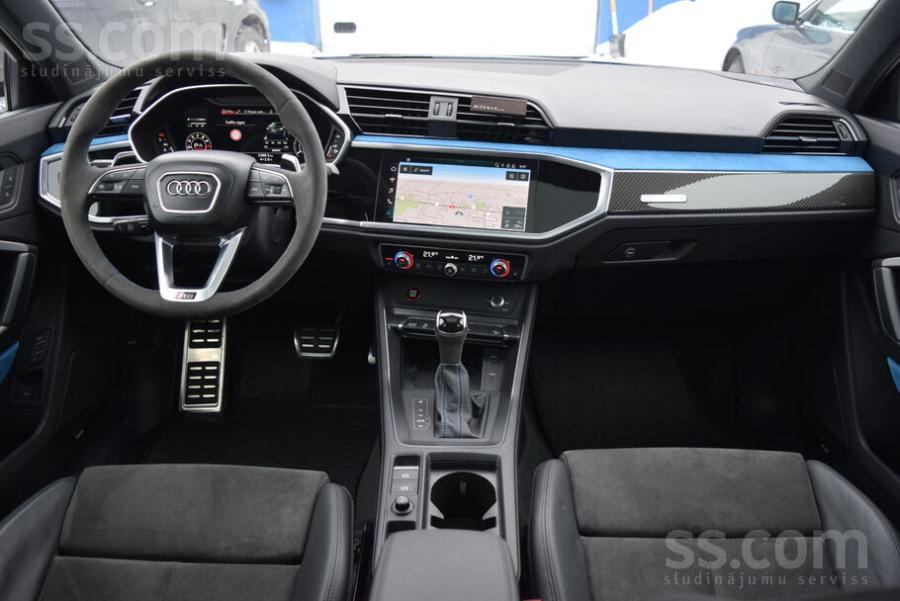 Zils Audi Q3 2021 Rīga, ar dzinēja tilpumu 2.50 L un nobraukumu 34 tūkst. km par 37900 €, foto 5 vietnē AUTOMOTO.COM.LV