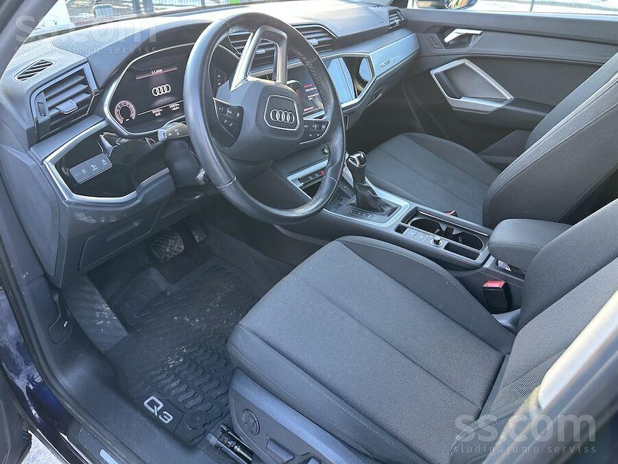 Zils Audi Q3 2021 Rīga, ar dzinēja tilpumu 1.50 L un nobraukumu 62 tūkst. km par 27500 €, foto 8 vietnē AUTOMOTO.COM.LV
