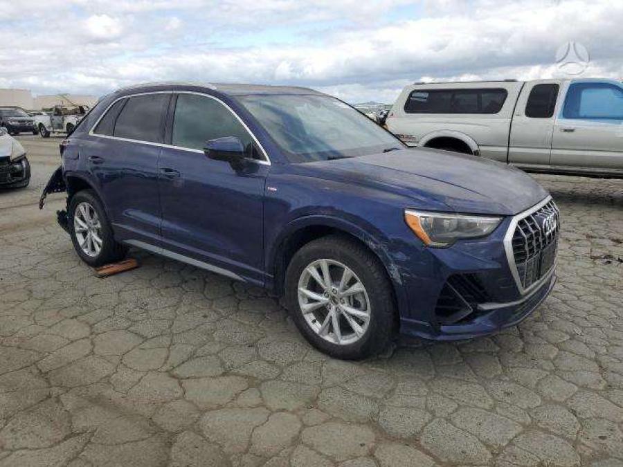 Zils Audi Q3 2021 Klaipėda, ar dzinēja tilpumu 2.00 L un nobraukumu 15 tūkst. km par 15999 €, foto 3 vietnē AUTOMOTO.COM.LV