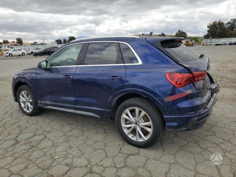 Zils Audi Q3 2021 Klaipėda, ar dzinēja tilpumu 2.00 L un nobraukumu 15 tūkst. km par 15999 €, foto 4 vietnē AUTOMOTO.COM.LV