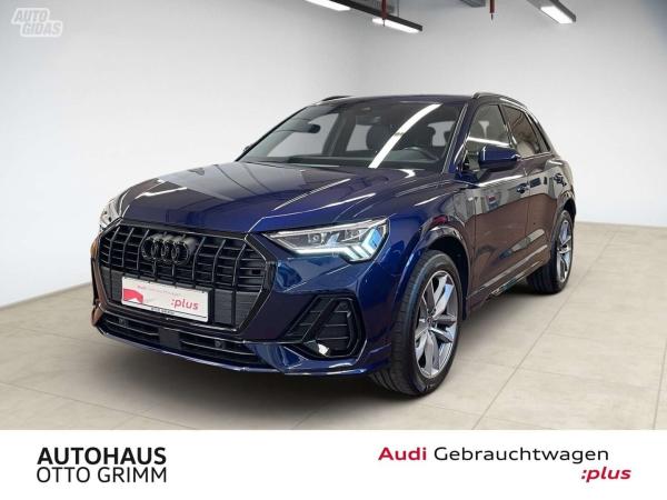 Blue Audi Q3 2022 in Kaunas, with an engine capacity of 1.40 L and mileage of 66 thousand km for 32627 €, photo 1 on AUTOMOTO.COM.LV