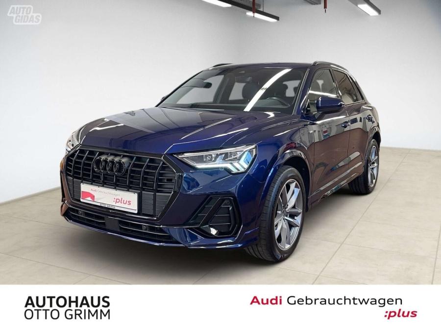 Zils Audi Q3 2022 Kauņa, ar dzinēja tilpumu 1.40 L un nobraukumu 66 tūkst. km par 32627 €, foto 1 vietnē AUTOMOTO.COM.LV