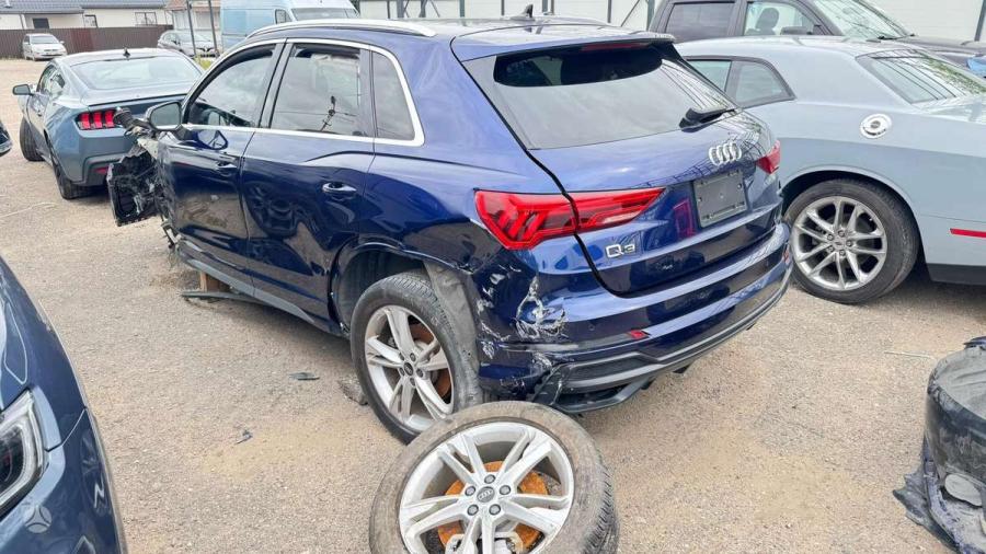 Zils Audi Q3 2022 Ukmergė, ar dzinēja tilpumu 1.97 L un nobraukumu 71 tūkst. km par 11399 €, foto 7 vietnē AUTOMOTO.COM.LV