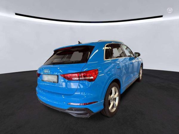 Blue Audi Q3 2023 in Vilnius, with an engine capacity of 1.50 L and mileage of 46 thousand km for 29030 €, photo 2 on AUTOMOTO.COM.LV