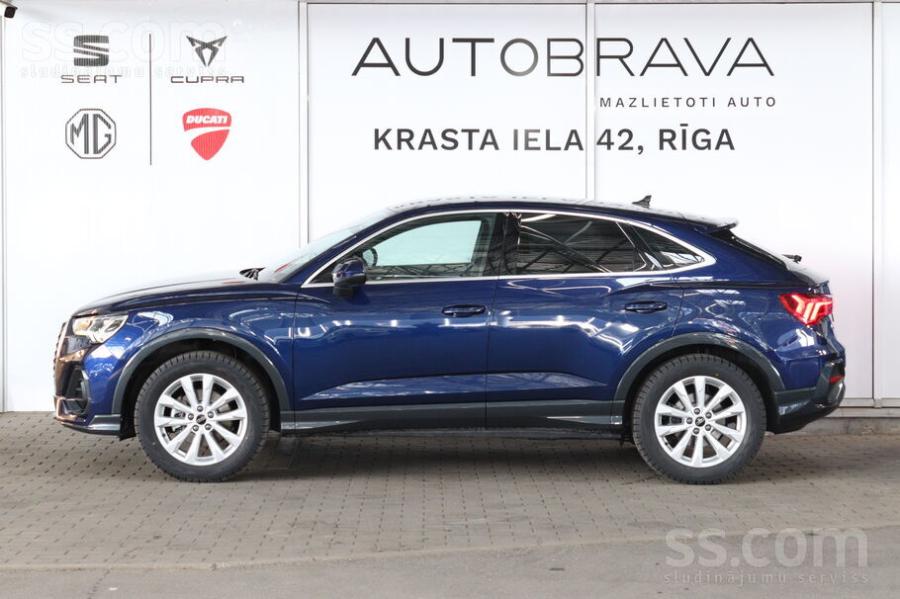 Синий Ауди Ку3 2025 в Рига, объемом двигателя 1.50 л и пробегом 6 тыс. км за 36600 €, фото 5 на AUTOMOTO.COM.LV