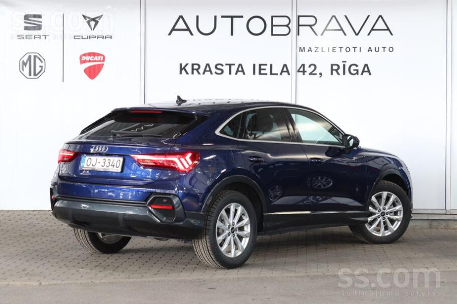 Синий Ауди Ку3 2025 в Рига, объемом двигателя 1.50 л и пробегом 6 тыс. км за 36600 €, фото 7 на AUTOMOTO.COM.LV