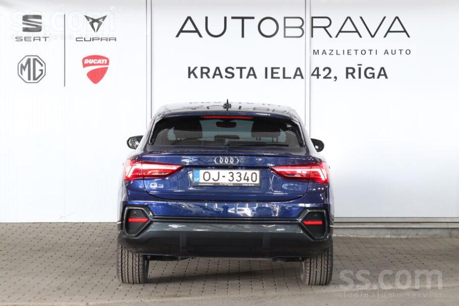 Синий Ауди Ку3 2025 в Рига, объемом двигателя 1.50 л и пробегом 6 тыс. км за 36600 €, фото 8 на AUTOMOTO.COM.LV