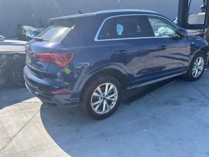Blue Audi Q3 2025 in Ukmerge, with an engine capacity of 1.98 L and mileage of 46 thousand km for 12999 €, photo  on AUTOMOTO.COM.LV