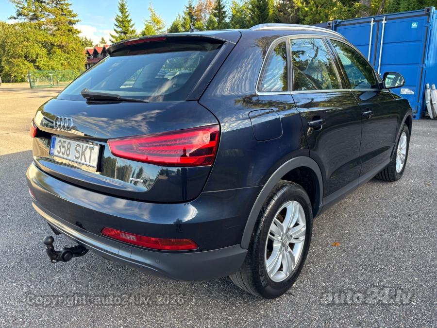 Blue Audi Q3 2015 in Paide, with an engine capacity of 2.00 L and mileage of 273 thousand km for 10990 €, photo 6 on AUTOMOTO.COM.LV