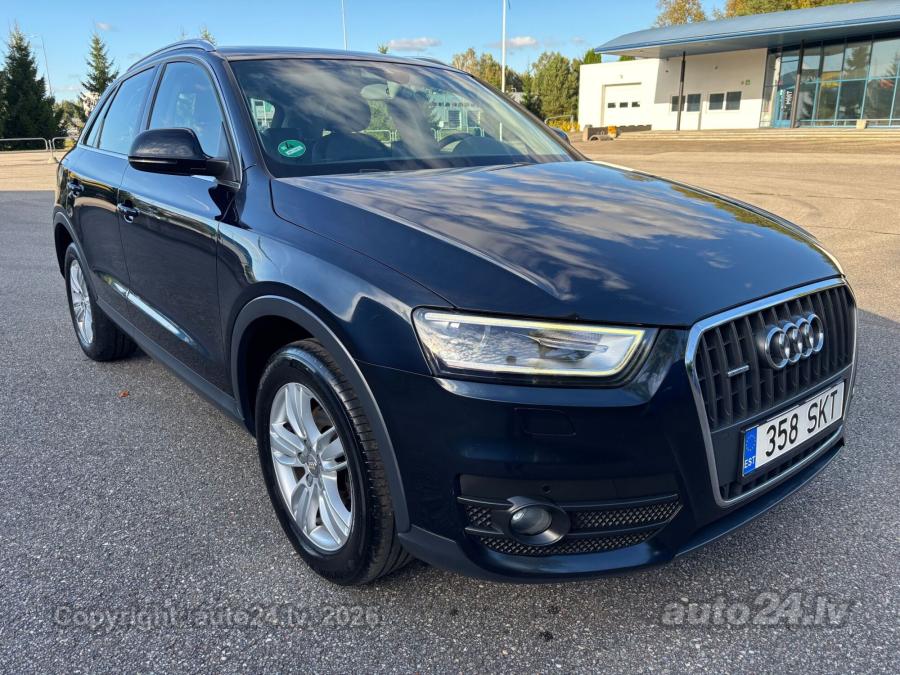 Blue Audi Q3 2015 in Paide, with an engine capacity of 2.00 L and mileage of 273 thousand km for 10990 €, photo 7 on AUTOMOTO.COM.LV