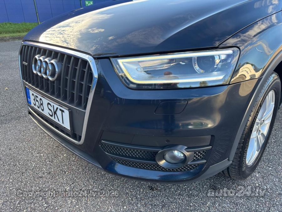 Blue Audi Q3 2015 in Paide, with an engine capacity of 2.00 L and mileage of 273 thousand km for 10990 €, photo 8 on AUTOMOTO.COM.LV