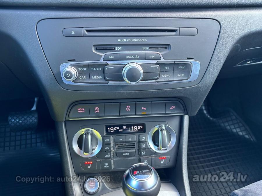 Blue Audi Q3 2015 in Paide, with an engine capacity of 2.00 L and mileage of 273 thousand km for 10990 €, photo 18 on AUTOMOTO.COM.LV