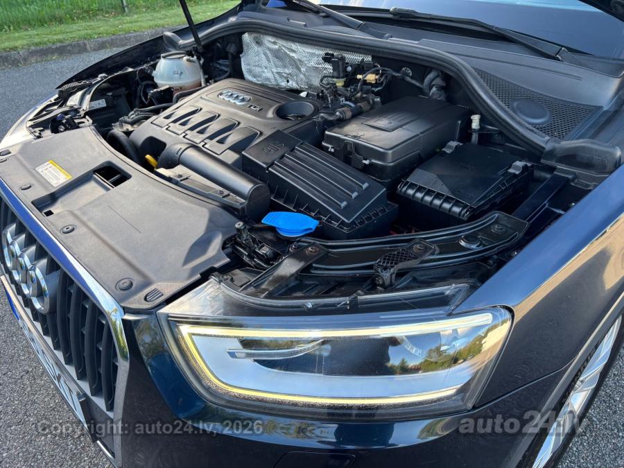 Blue Audi Q3 2015 in Paide, with an engine capacity of 2.00 L and mileage of 273 thousand km for 10990 €, photo 28 on AUTOMOTO.COM.LV