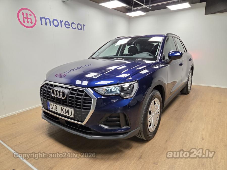 Blue Audi Q3 2024 in Tallinn, with an engine capacity of 1.50 L and mileage of 29 thousand km for 29900 €, photo 4 on AUTOMOTO.COM.LV