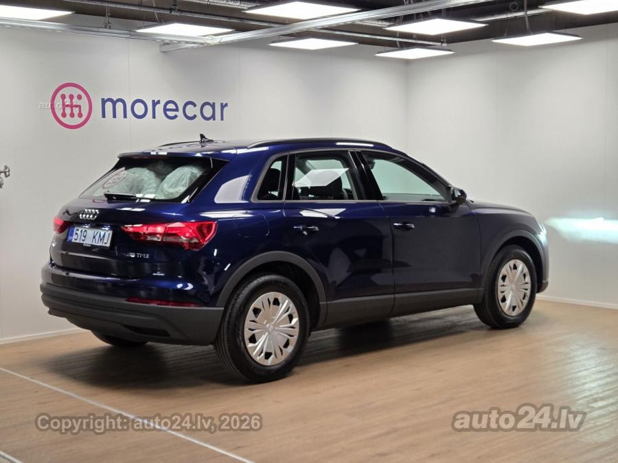 Blue Audi Q3 2024 in Tallinn, with an engine capacity of 1.50 L and mileage of 29 thousand km for 29900 €, photo 5 on AUTOMOTO.COM.LV