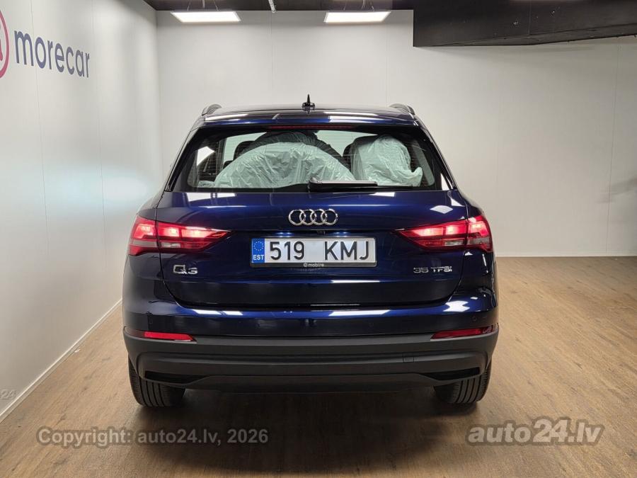 Blue Audi Q3 2024 in Tallinn, with an engine capacity of 1.50 L and mileage of 29 thousand km for 29900 €, photo 6 on AUTOMOTO.COM.LV