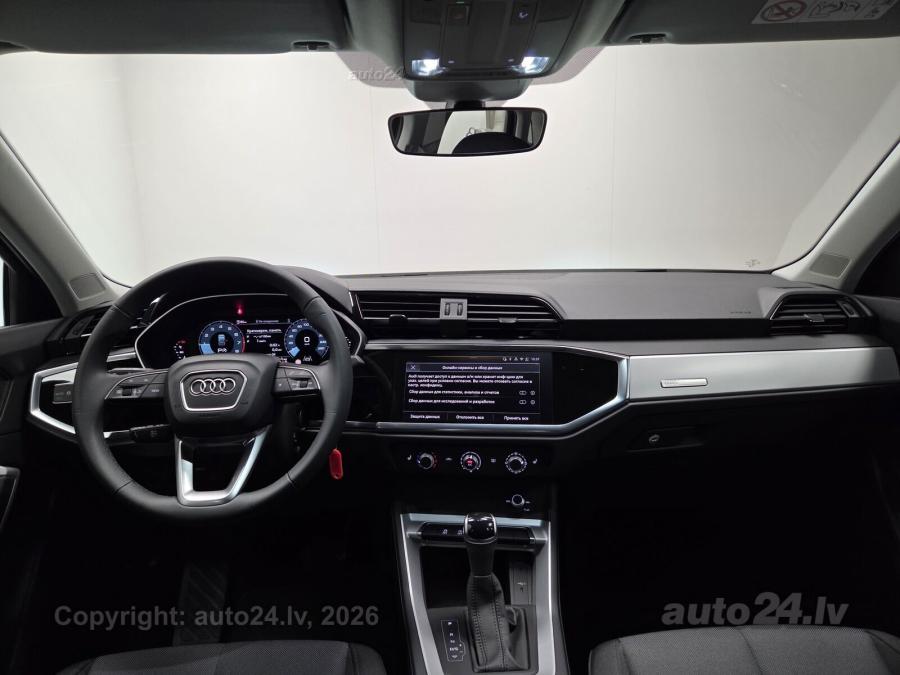 Blue Audi Q3 2024 in Tallinn, with an engine capacity of 1.50 L and mileage of 29 thousand km for 29900 €, photo 8 on AUTOMOTO.COM.LV