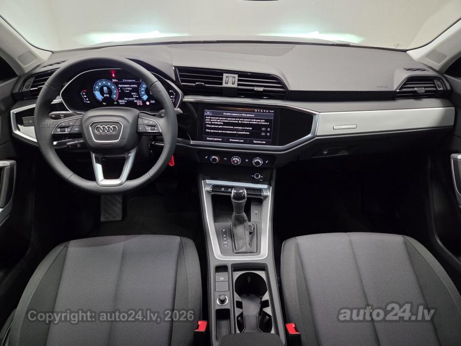 Blue Audi Q3 2024 in Tallinn, with an engine capacity of 1.50 L and mileage of 29 thousand km for 29900 €, photo 9 on AUTOMOTO.COM.LV