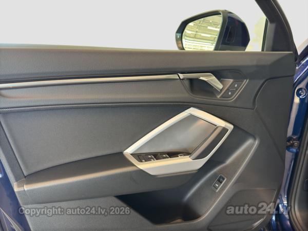 Audi Q3 2025 Tallina vietnē Zils Audi Q3 2025 Tallina, ar dzinēja tilpumu 1.50 L un nobraukumu 27 tūkst. km par 32900 €, foto 8 vietnē AUTOMOTO.COM.LV