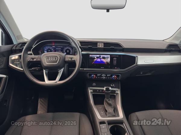 Audi Q3 2025 Tallina vietnē Zils Audi Q3 2025 Tallina, ar dzinēja tilpumu 1.50 L un nobraukumu 27 tūkst. km par 32900 €, foto 10 vietnē AUTOMOTO.COM.LV