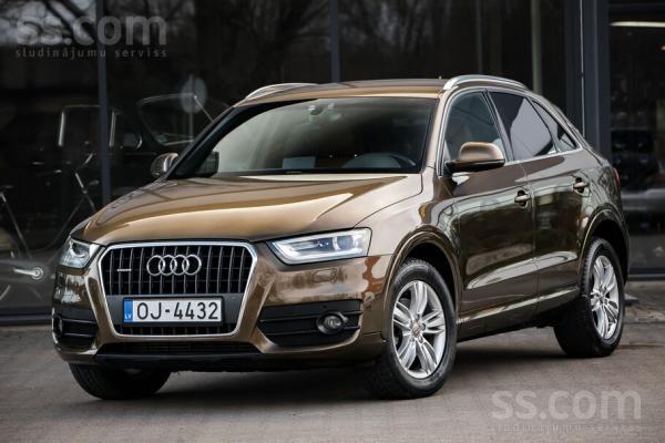 Brown Audi Q3 2011 in Jelgava, with an engine capacity of 2.00 L and mileage of 0 thousand km for 11990 €, photo 1 on AUTOMOTO.COM.LV