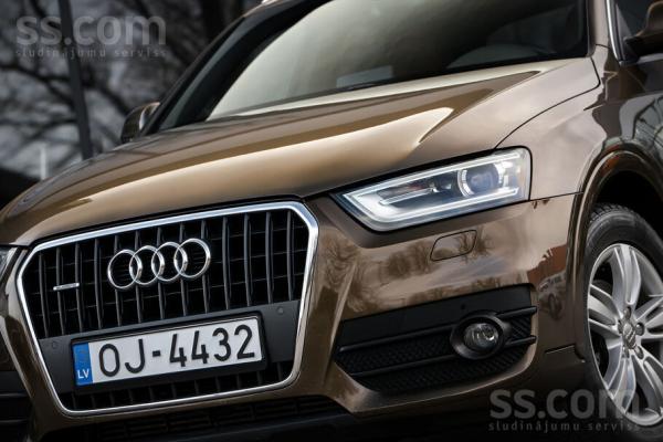 Brown Audi Q3 2011 in Jelgava, with an engine capacity of 2.00 L and mileage of 0 thousand km for 11990 €, photo 2 on AUTOMOTO.COM.LV