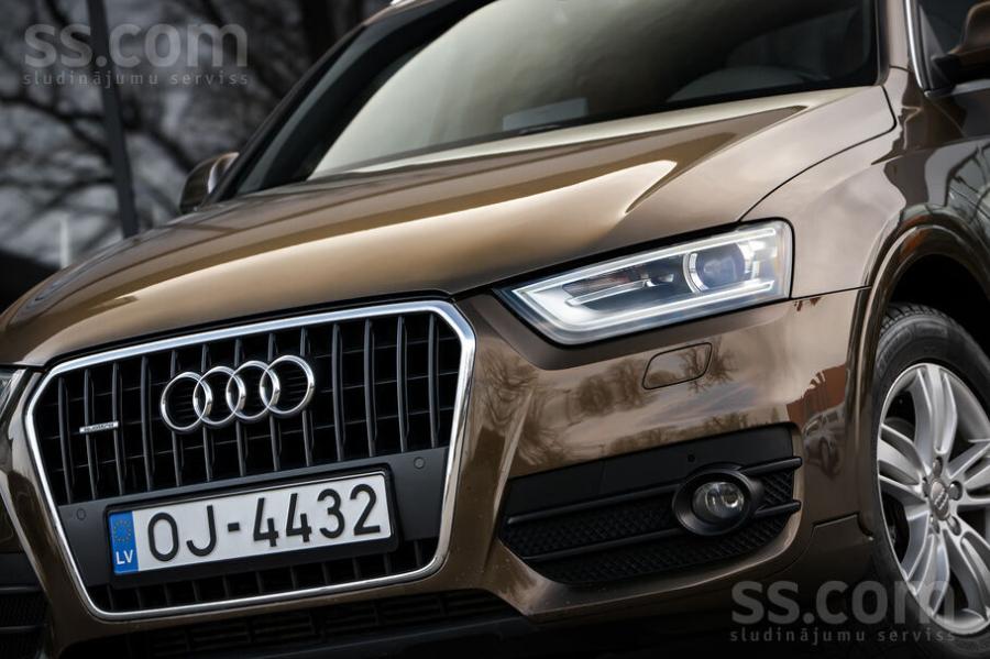 Brown Audi Q3 2011 in Jelgava, with an engine capacity of 2.00 L and mileage of 0 thousand km for 11990 €, photo 3 on AUTOMOTO.COM.LV