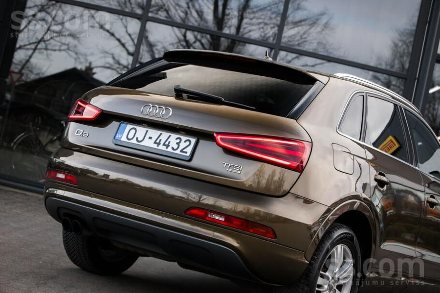 Brown Audi Q3 2011 in Jelgava, with an engine capacity of 2.00 L and mileage of 0 thousand km for 11990 €, photo 6 on AUTOMOTO.COM.LV