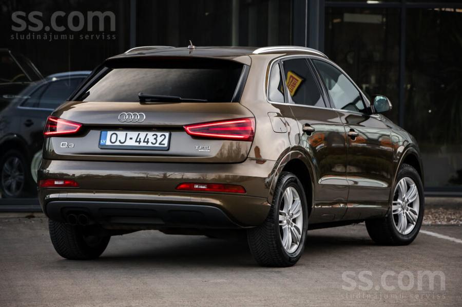 Brown Audi Q3 2011 in Jelgava, with an engine capacity of 2.00 L and mileage of 0 thousand km for 11990 €, photo 7 on AUTOMOTO.COM.LV