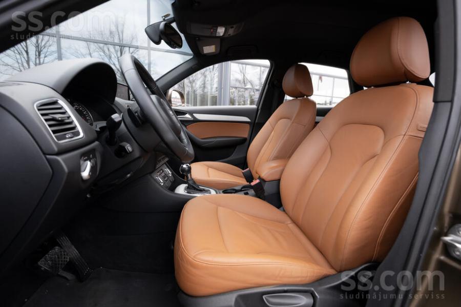 Brown Audi Q3 2011 in Jelgava, with an engine capacity of 2.00 L and mileage of 0 thousand km for 11990 €, photo 12 on AUTOMOTO.COM.LV