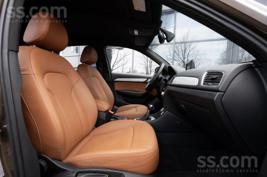 Brown Audi Q3 2011 in Jelgava, with an engine capacity of 2.00 L and mileage of 0 thousand km for 11990 €, photo 18 on AUTOMOTO.COM.LV
