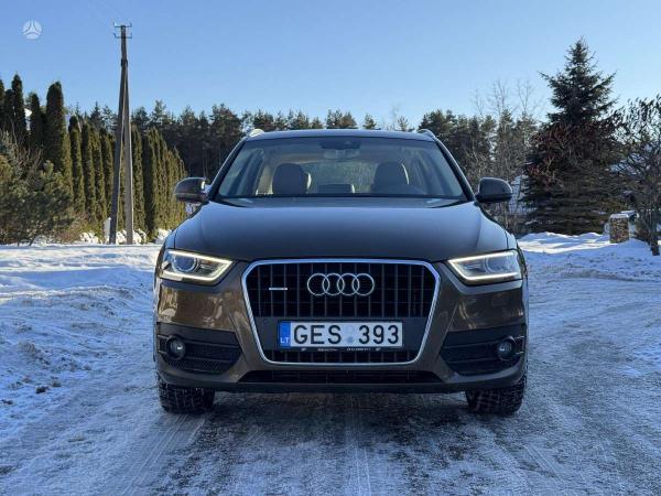 Brown Audi Q3 2012 in Vilnius, with an engine capacity of 1.98 L and mileage of 153 thousand km for 12500 €, photo 2 on AUTOMOTO.COM.LV