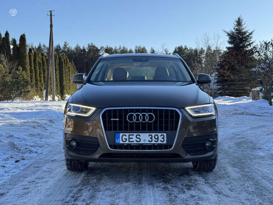 Brown Audi Q3 2012 in Vilnius, with an engine capacity of 1.98 L and mileage of 153 thousand km for 12500 €, photo 2 on AUTOMOTO.COM.LV