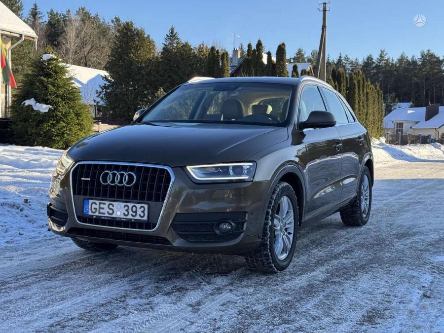 Brown Audi Q3 2012 in Vilnius, with an engine capacity of 1.98 L and mileage of 153 thousand km for 12500 €, photo 3 on AUTOMOTO.COM.LV