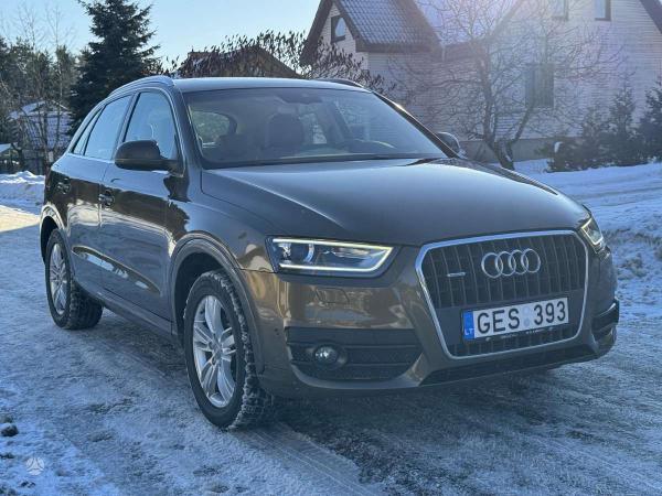 Brown Audi Q3 2012 in Vilnius, with an engine capacity of 1.98 L and mileage of 153 thousand km for 12500 €, photo 7 on AUTOMOTO.COM.LV