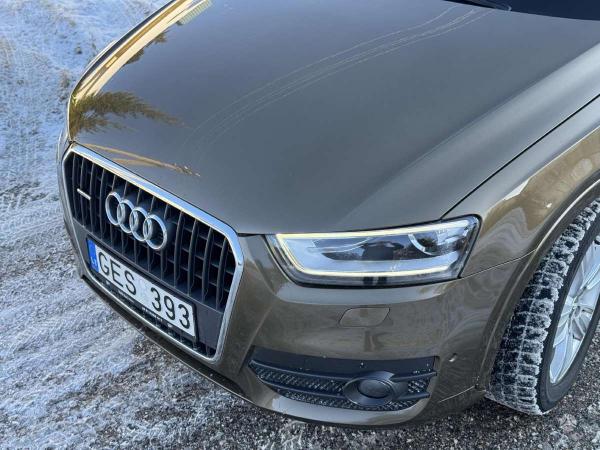 Brown Audi Q3 2012 in Vilnius, with an engine capacity of 1.98 L and mileage of 153 thousand km for 12500 €, photo 9 on AUTOMOTO.COM.LV