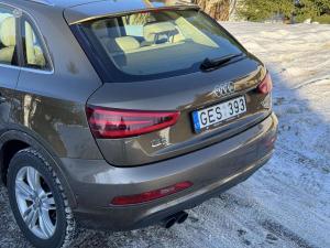 Brown Audi Q3 2012 in Vilnius, with an engine capacity of 1.98 L and mileage of 153 thousand km for 12500 €, photo 10 on AUTOMOTO.COM.LV