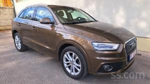 Brūns Audi Q3 2012 Ogre, ar dzinēja tilpumu 2.00 L un nobraukumu 274 tūkst. km par 9950 €, foto  vietnē AUTOMOTO.COM.LV