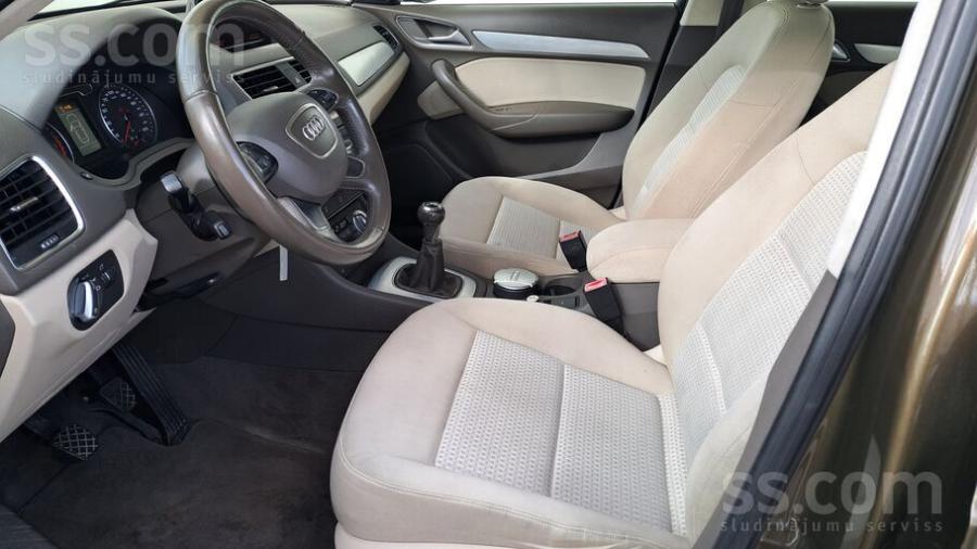 Brūns Audi Q3 2012 Ogre, ar dzinēja tilpumu 2.00 L un nobraukumu 274 tūkst. km par 9950 €, foto 16 vietnē AUTOMOTO.COM.LV