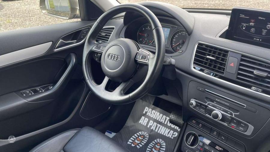 Brūns Audi Q3 2015 Marijampole, ar dzinēja tilpumu 1.97 L un nobraukumu 277 tūkst. km par 12490 €, foto 17 vietnē AUTOMOTO.COM.LV