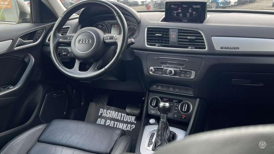 Brūns Audi Q3 2015 Marijampole, ar dzinēja tilpumu 1.97 L un nobraukumu 277 tūkst. km par 12490 €, foto 23 vietnē AUTOMOTO.COM.LV