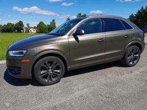 Brown Audi Q3 2015 in Siauliai, with an engine capacity of 1.98 L and mileage of 123 thousand km for 11600 €, photo 4 on AUTOMOTO.COM.LV