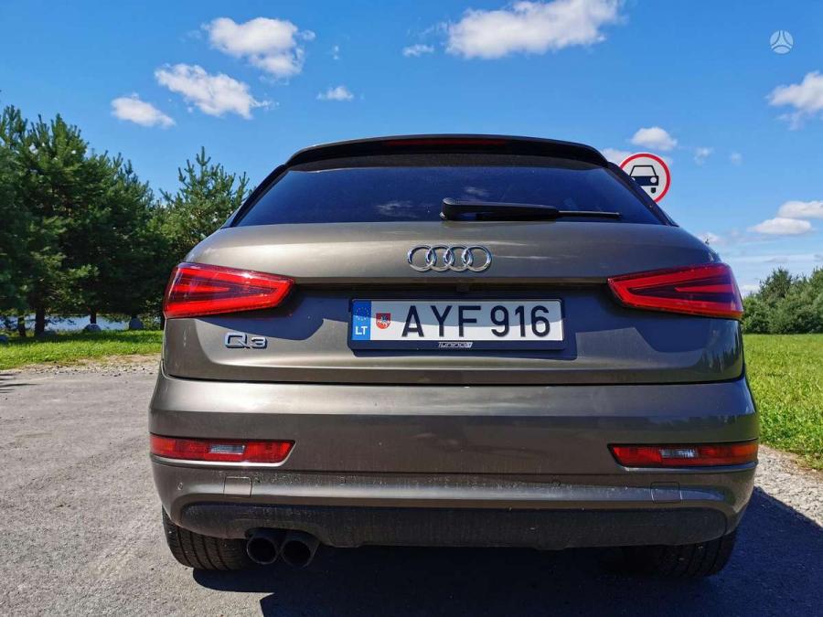 Brown Audi Q3 2015 in Siauliai, with an engine capacity of 1.98 L and mileage of 123 thousand km for 11600 €, photo 7 on AUTOMOTO.COM.LV