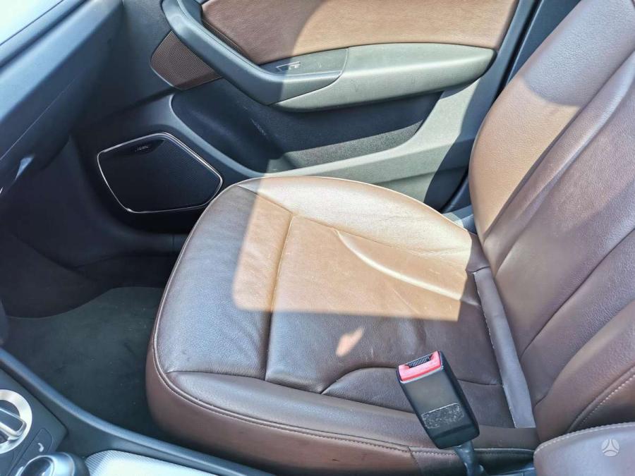Brown Audi Q3 2015 in Siauliai, with an engine capacity of 1.98 L and mileage of 123 thousand km for 11600 €, photo 19 on AUTOMOTO.COM.LV