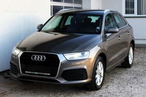 Brown Audi Q3 2016 in Tukums, with an engine capacity of 1.40 L and mileage of 183 thousand km for 13999 €, photo 2 on AUTOMOTO.COM.LV
