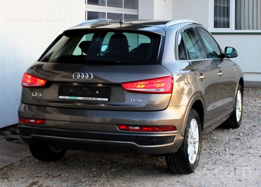 Brown Audi Q3 2016 in Tukums, with an engine capacity of 1.40 L and mileage of 183 thousand km for 13999 €, photo 3 on AUTOMOTO.COM.LV