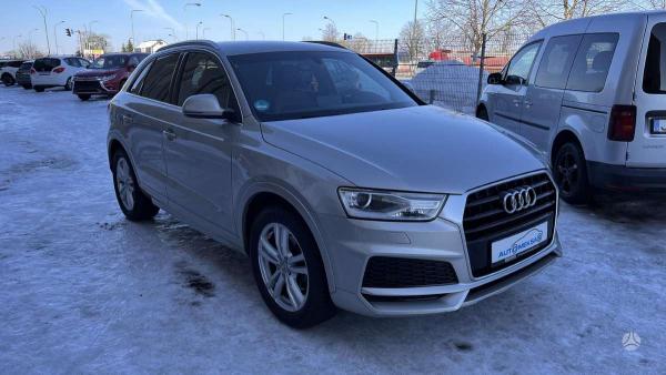 Brown Audi Q3 2018 in Klaipeda, with an engine capacity of 1.40 L and mileage of 209 thousand km for 17700 €, photo 1 on AUTOMOTO.COM.LV