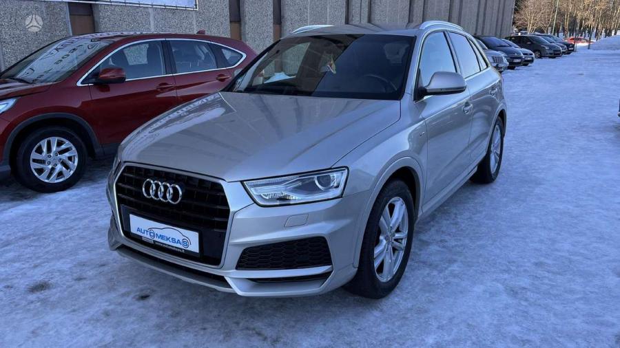 Brown Audi Q3 2018 in Klaipeda, with an engine capacity of 1.40 L and mileage of 209 thousand km for 17700 €, photo 3 on AUTOMOTO.COM.LV
