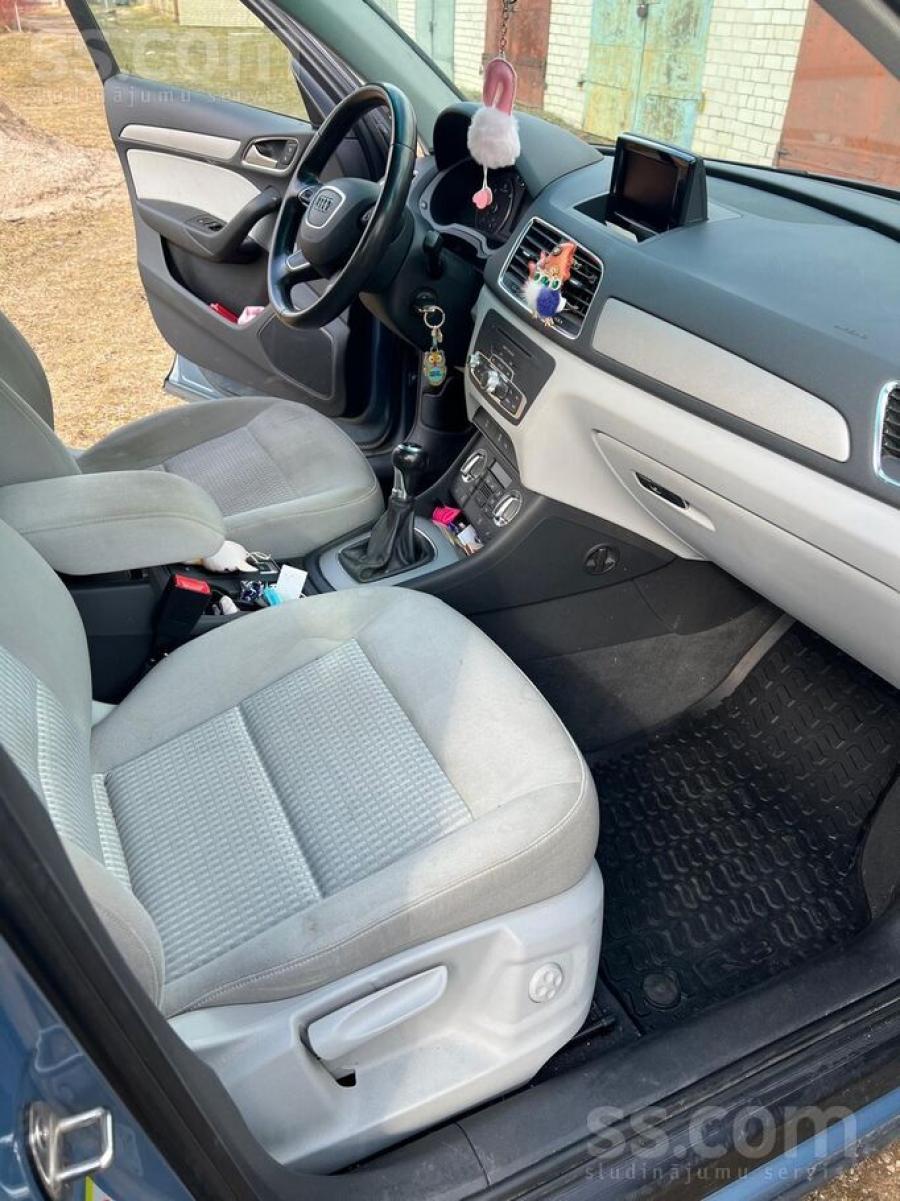 Audi Q3 2013 in Daugavpils, with an engine capacity of 2.00 L and mileage of 258 thousand km for 10900 €, photo 10 on AUTOMOTO.COM.LV